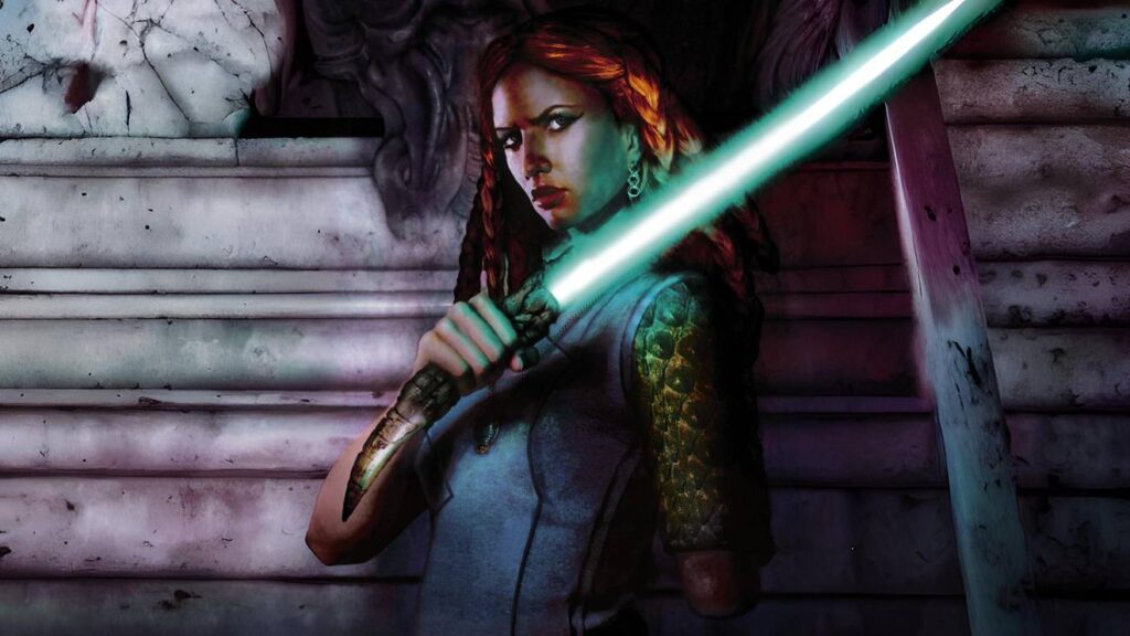 Tenel Ka Djo's Turquoise Lightsaber